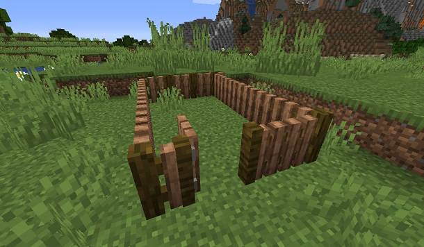 Come si fanno le staccionate su Minecraft | InfoDrones.It